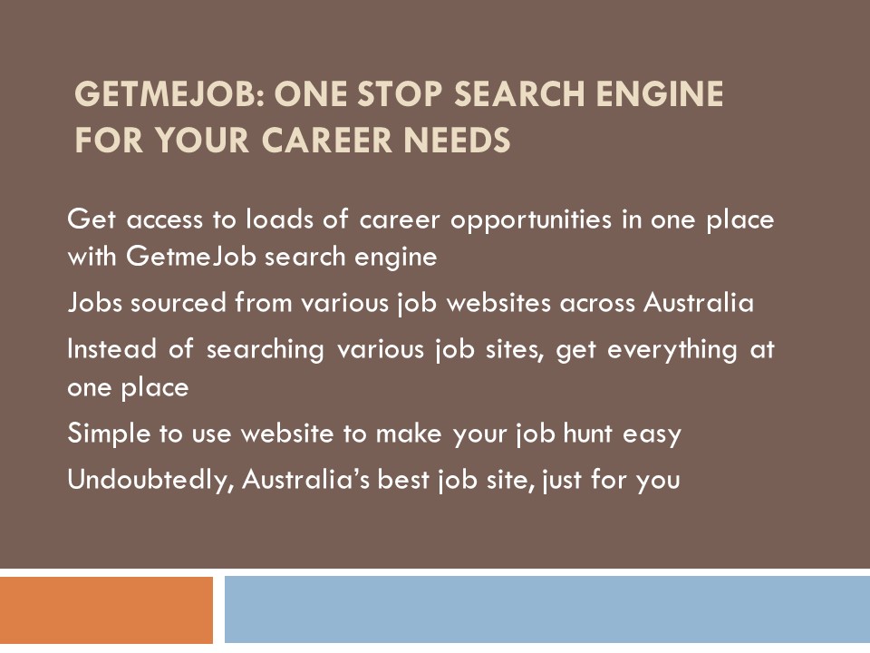 GetmeJob: One stop search engine for your career needs presentation ...