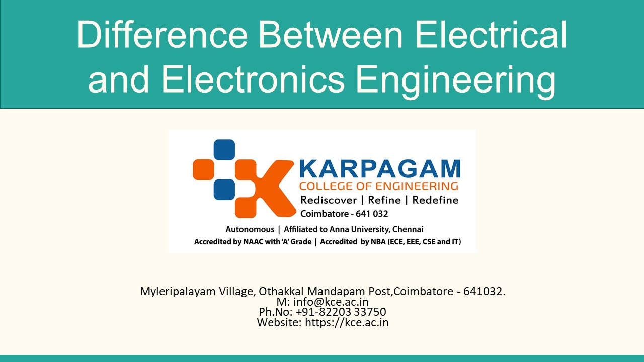PPT – Difference Between Electrical Communication and Electronics ...