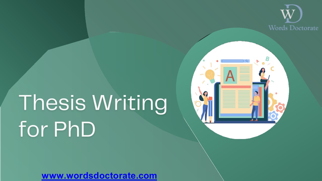 PPT – Thesis Writing for PhD - Words Doctorate PowerPoint presentation ...