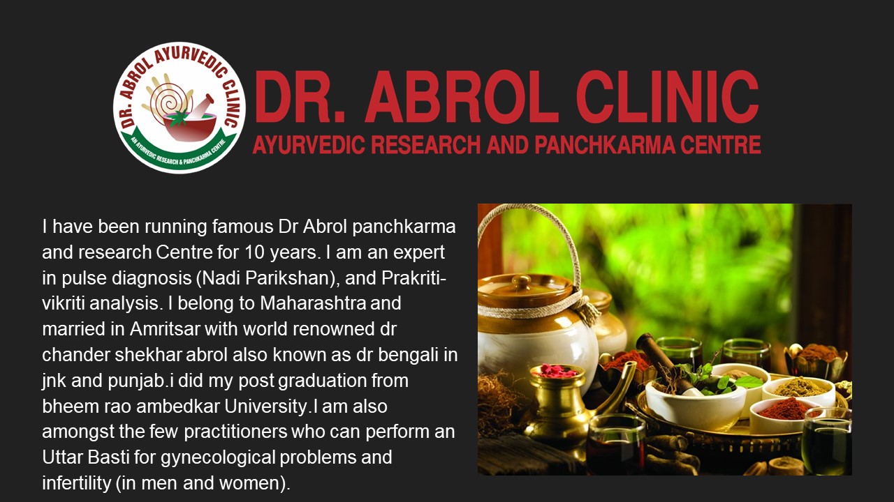 PPT – Dr. Abrol Clinc - Panchkarma & Reseach Centre PowerPoint ...