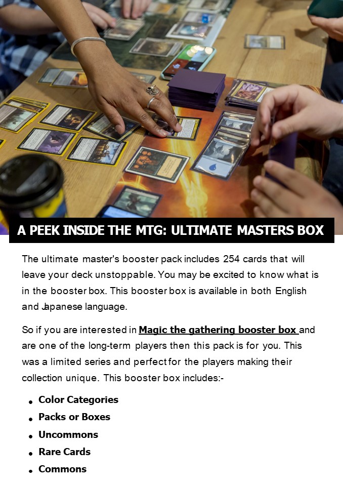 PPT – A PEEK INSIDE THE MTG: ULTIMATE MASTERS BOX PowerPoint presentation | free to download ...