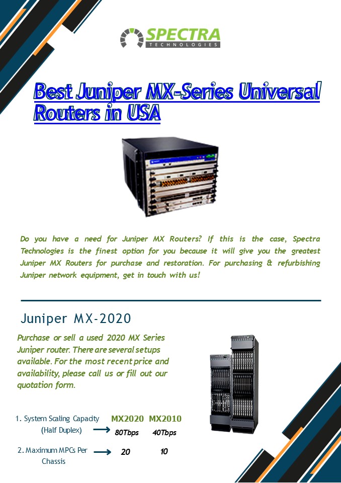 Best Juniper MX-Series Universal Routers in USA | SPECTRA Technologies ...