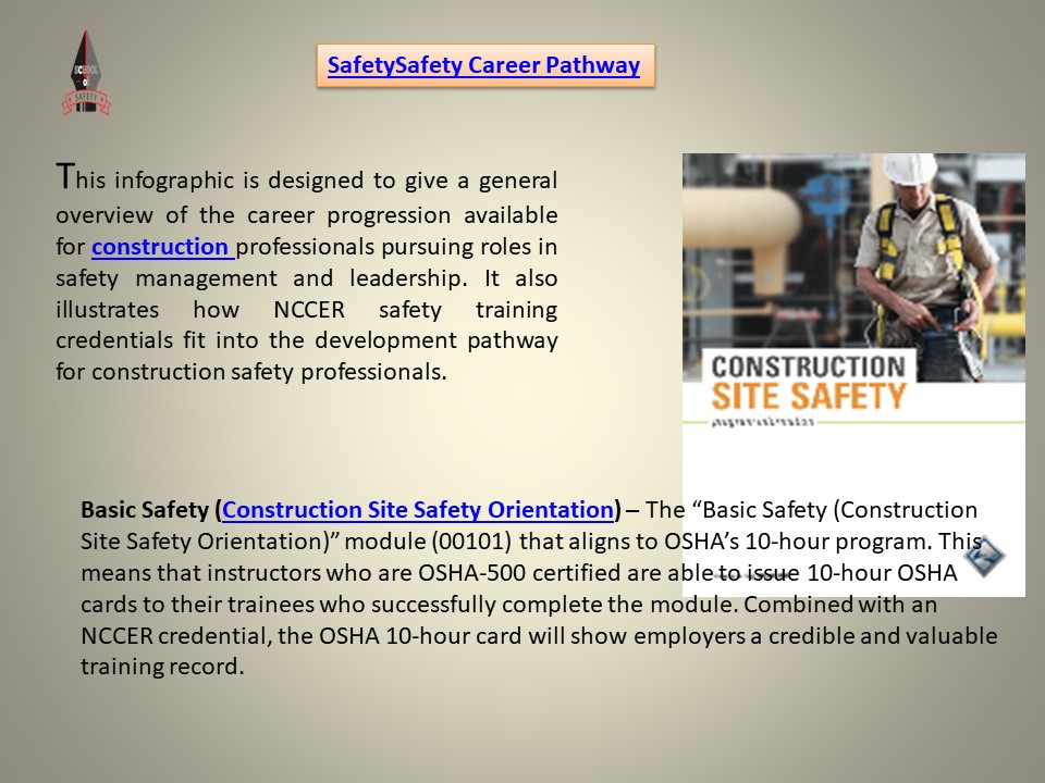 Core Curriculum Construction Site Safety Orientation presentation ...