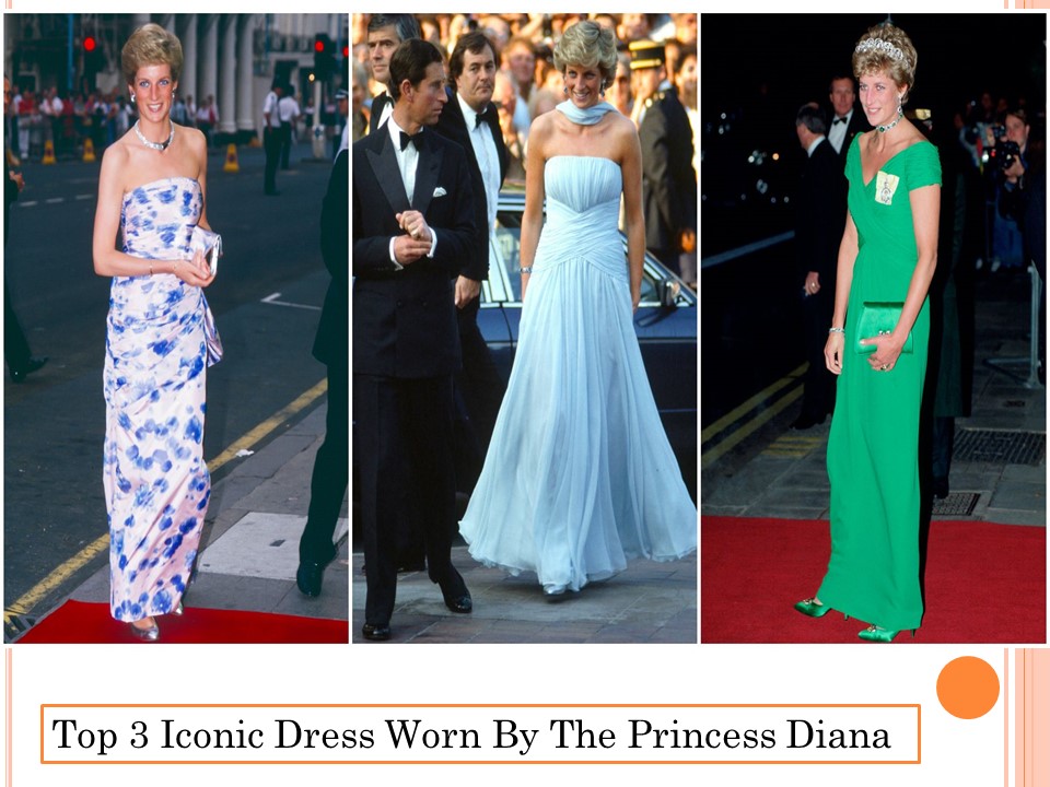 Top 3 Iconic Dress Worn By The Princess Diana presentation | free to ...