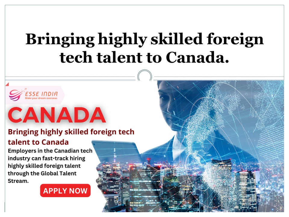 PPT – Bringing highly skilled foreign tech talent to Canada. PowerPoint ...
