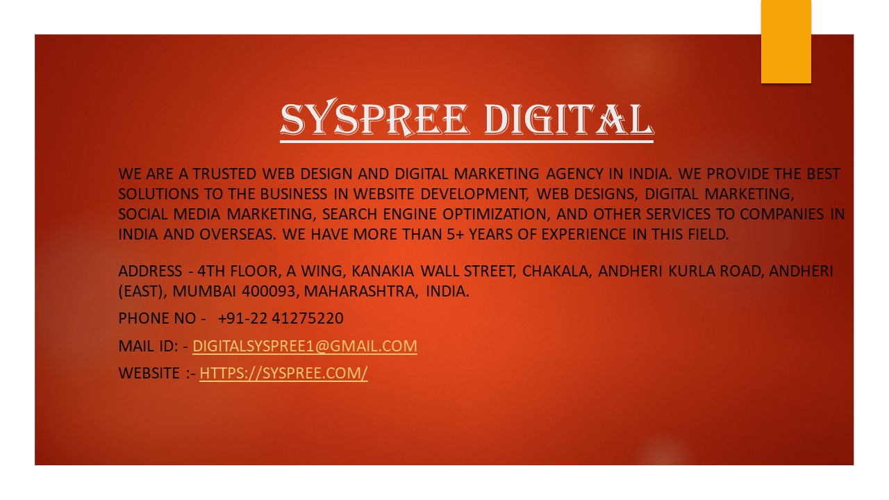 Digital SySpree presentation | free to download