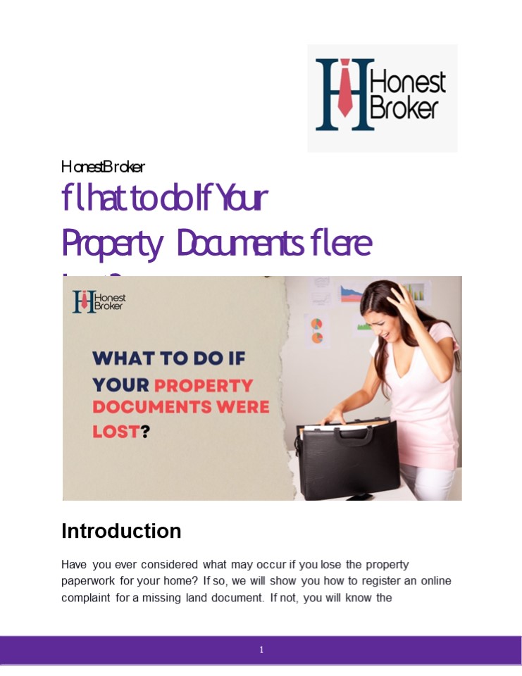 What to do If Your Property Documents Were Lost? presentation | free to ...