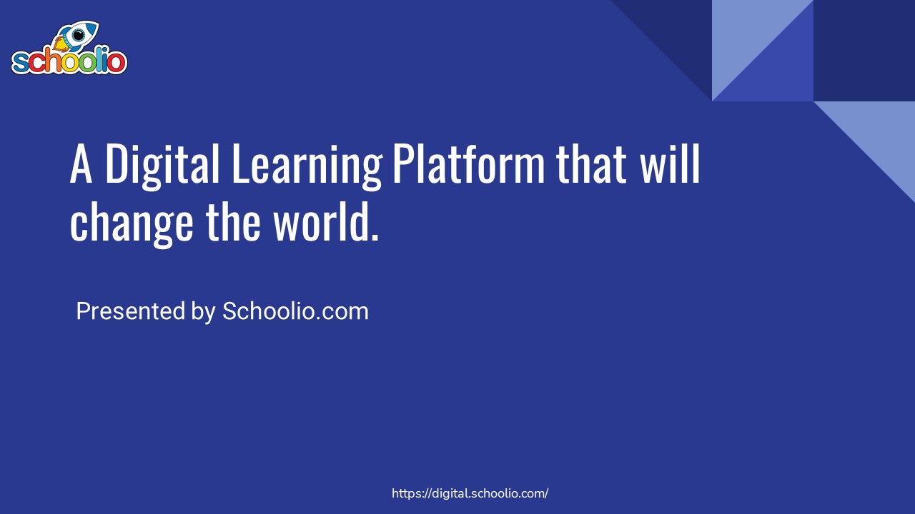 A Digital Learning Platform that will change the world. presentation ...