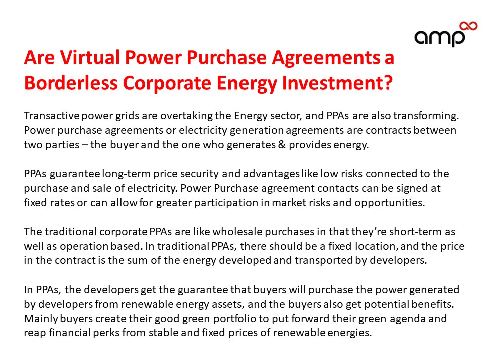PPT – Are Virtual Power Purchase Agreements a Borderless Corporate ...