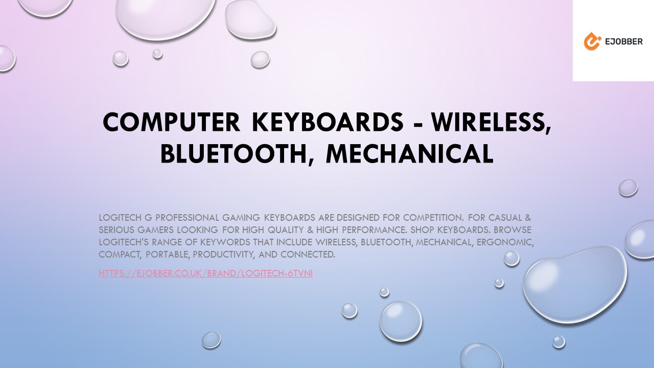 PPT – Computer Keyboards - Wireless, Bluetooth, Mechanical PowerPoint ...