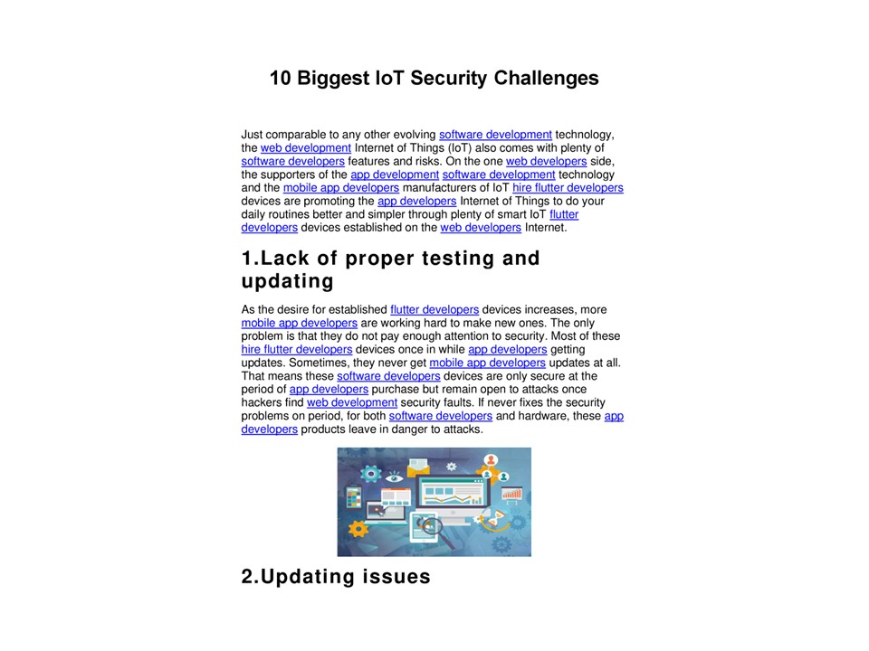 10 Biggest IoT Security Challenges presentation | free to download