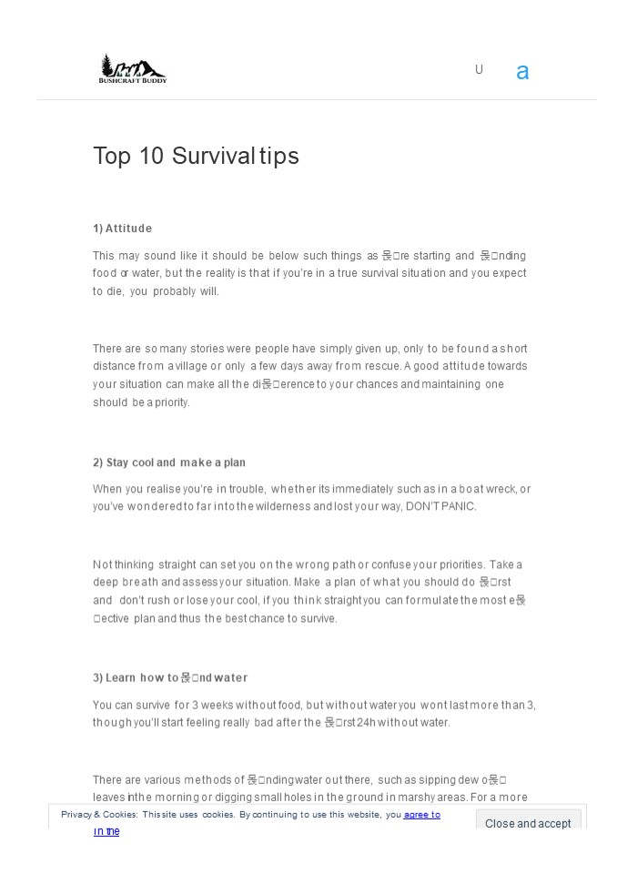 PPT – Top 10 Survival tips PowerPoint presentation | free to download ...