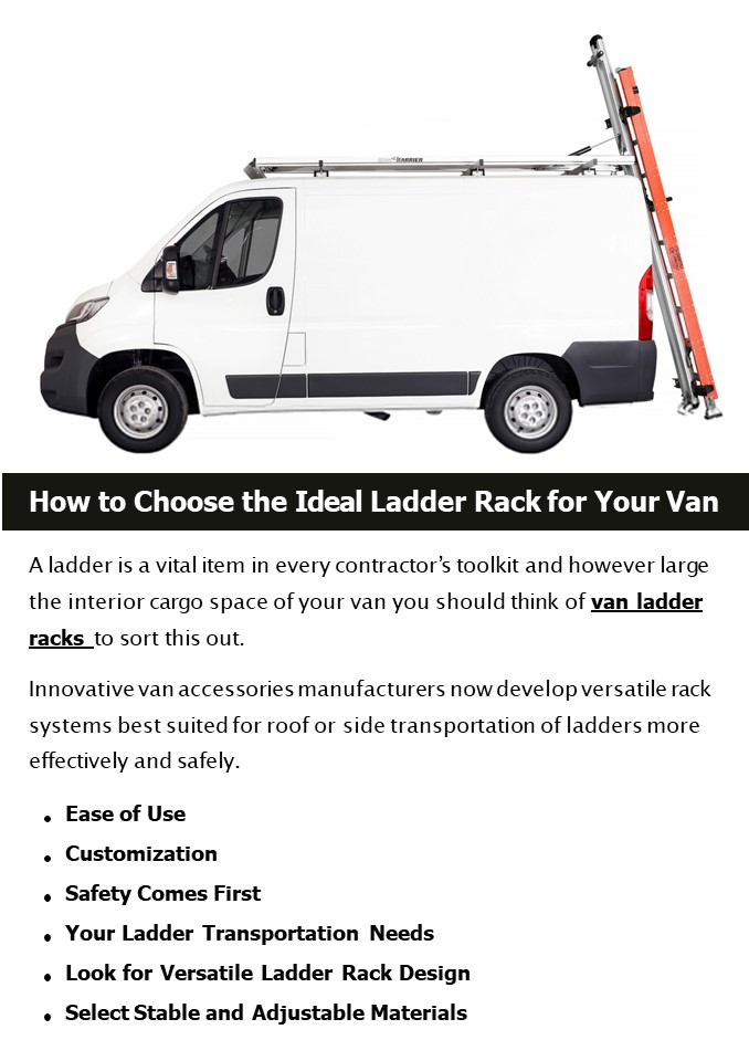 How to Choose the Ideal Ladder Rack for Your Van presentation | free to ...