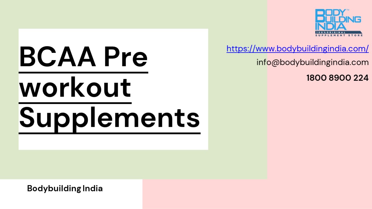 PPT – BCAA Pre workout Supplements PowerPoint presentation | free to ...