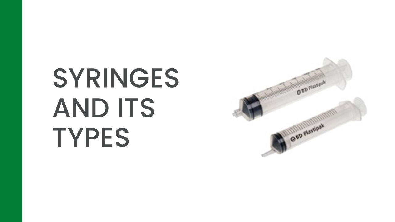 Syringes and Its Types presentation | free to download