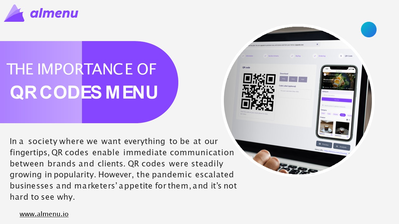 PPT – The importance of QR codes Menu PowerPoint presentation | free to ...