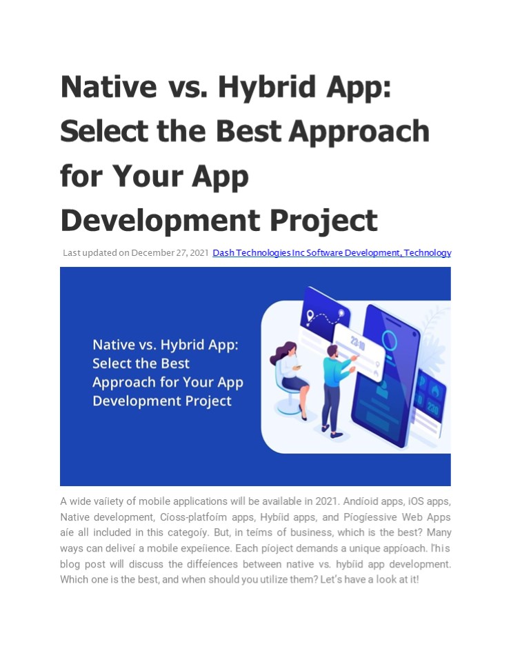 PPT – Native vs. Hybrid App: Select the Best Approach for Your App ...