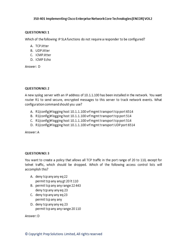 PPT – 350-401 VOL2 Question PowerPoint presentation | free to download ...