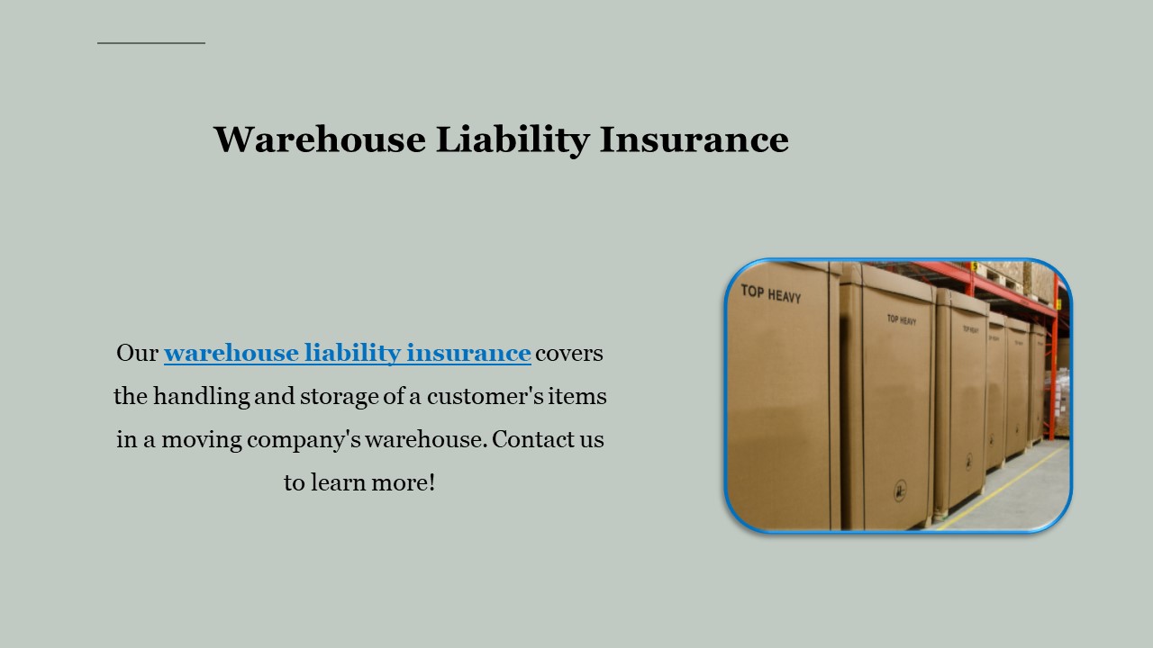 Warehouse Liability Insurance presentation | free to download