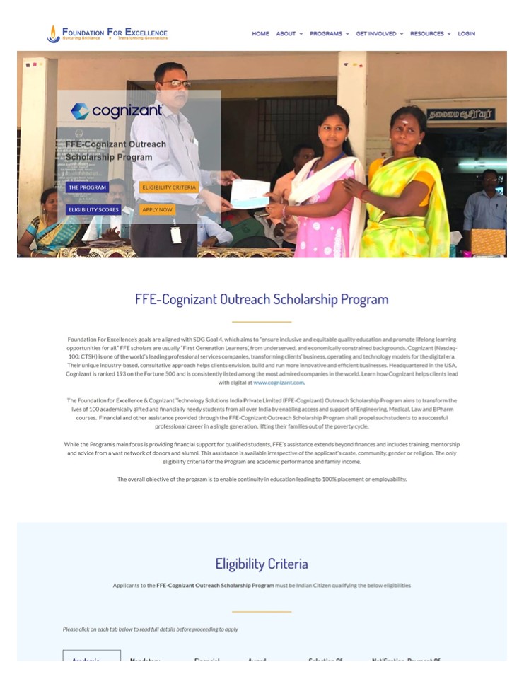 PPT – Scholarship for Engineering Students | FFE-Cognizant Outreach ...