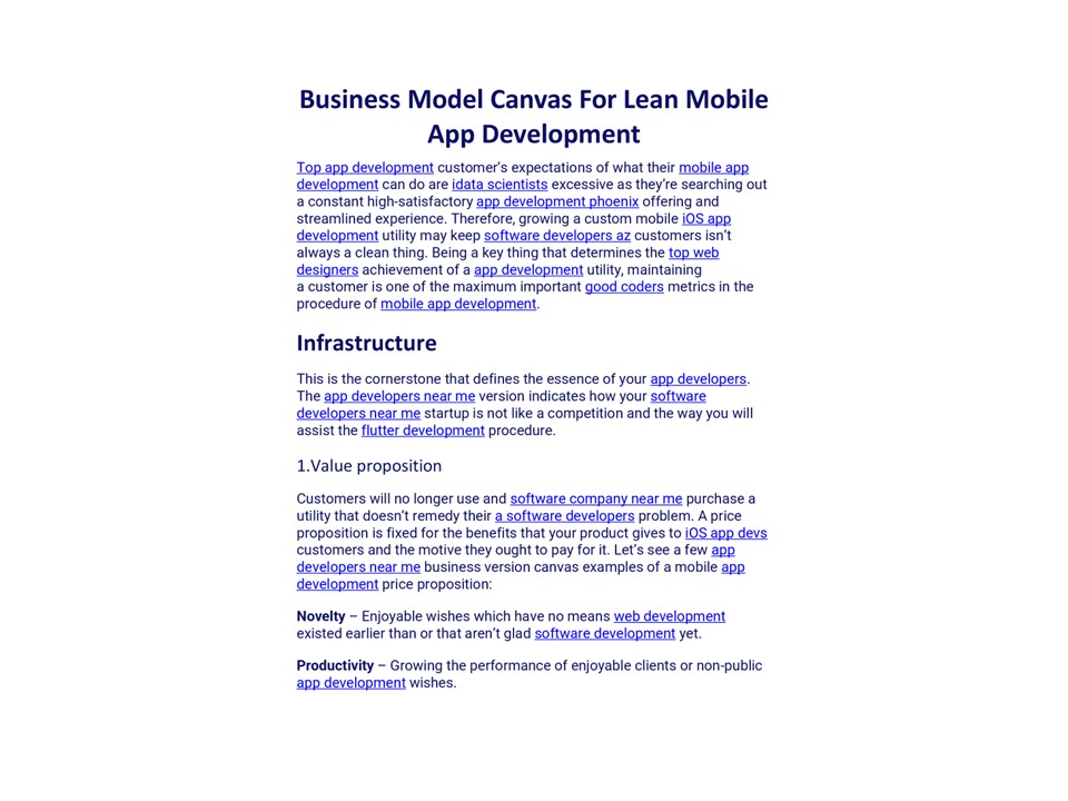 PPT – Business Model Canvas For Lean Mobile App Development PowerPoint ...