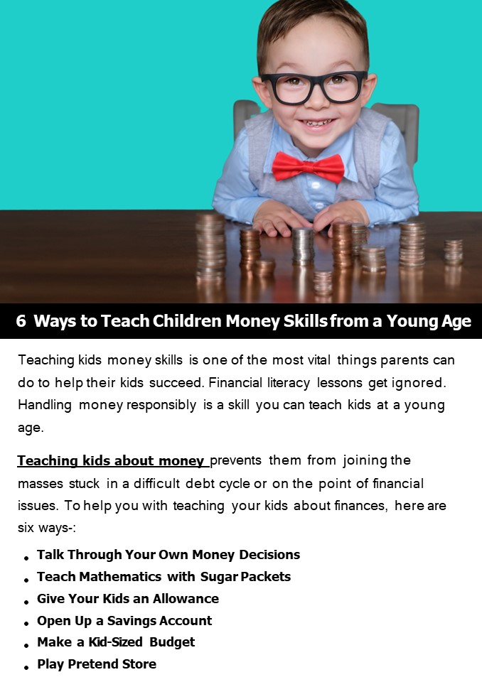PPT – 6 Ways to Teach Children Money Skills from a Young Age PowerPoint ...