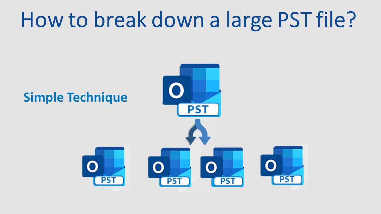 PPT – How to break down a large PST file? PowerPoint presentation ...