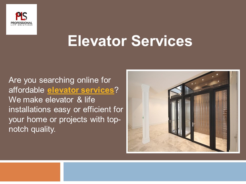 PPT – Elevator Services PowerPoint presentation | free to download - id ...