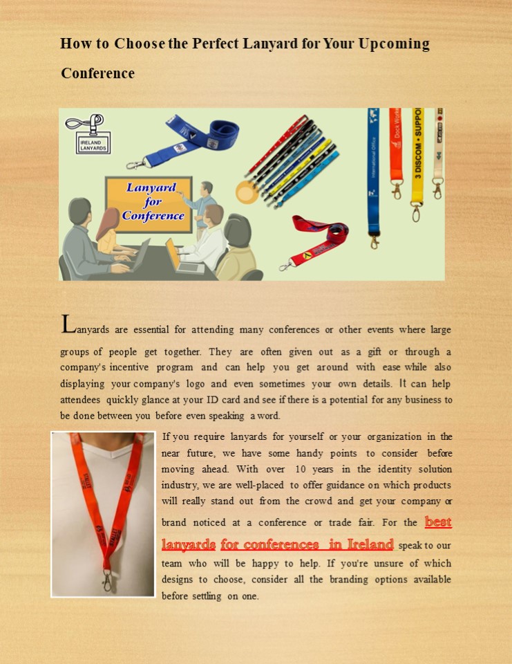 How to Choose the Perfect Lanyard for Your Upcoming Conference ...