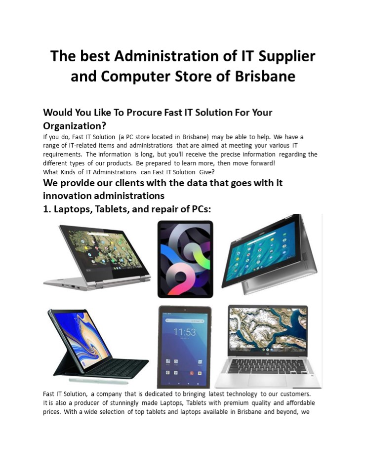 IT Products presentation | free to download