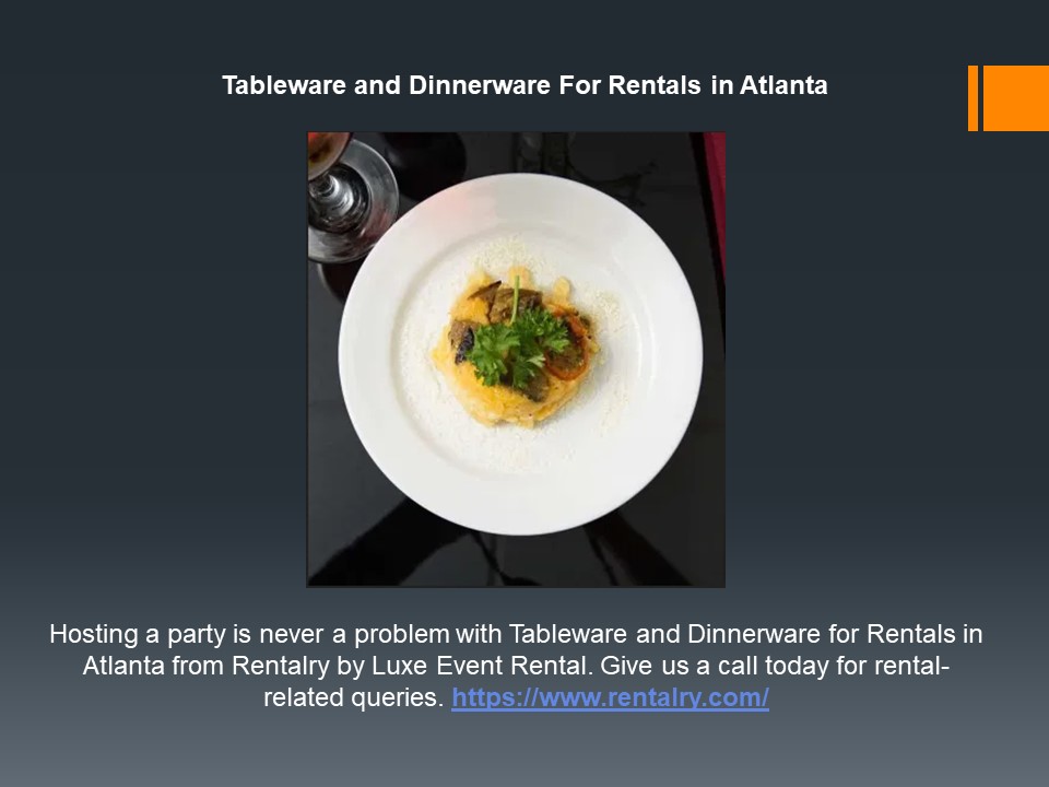 PPT – Tableware and Dinnerware For Rentals in Atlanta PowerPoint ...
