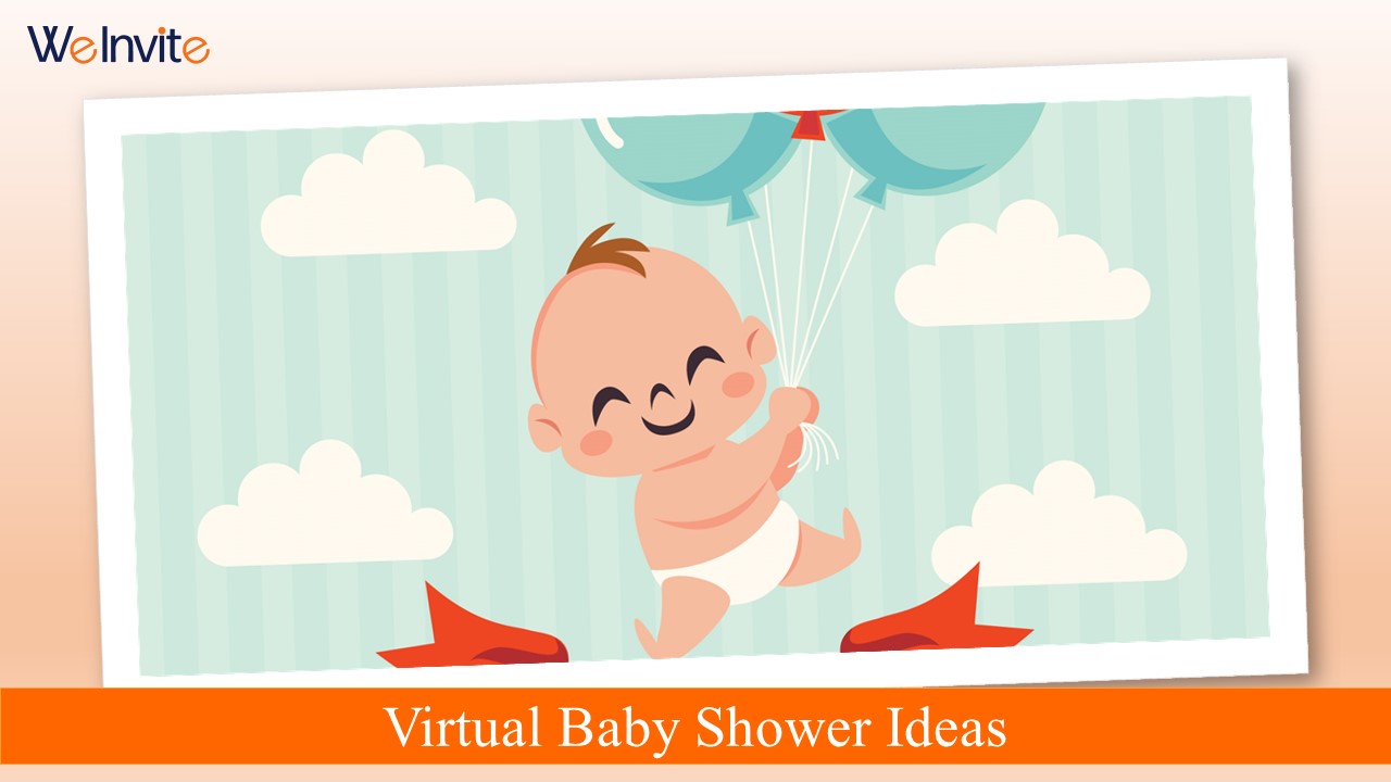 Ideas to host virtual baby shower party presentation | free to download