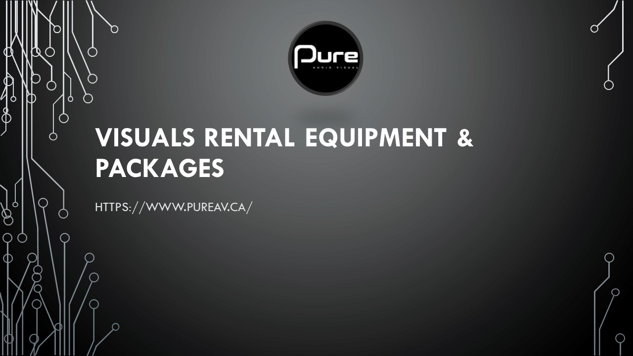 VISUALS RENTAL EQUIPMENT & PACKAGES presentation | free to download
