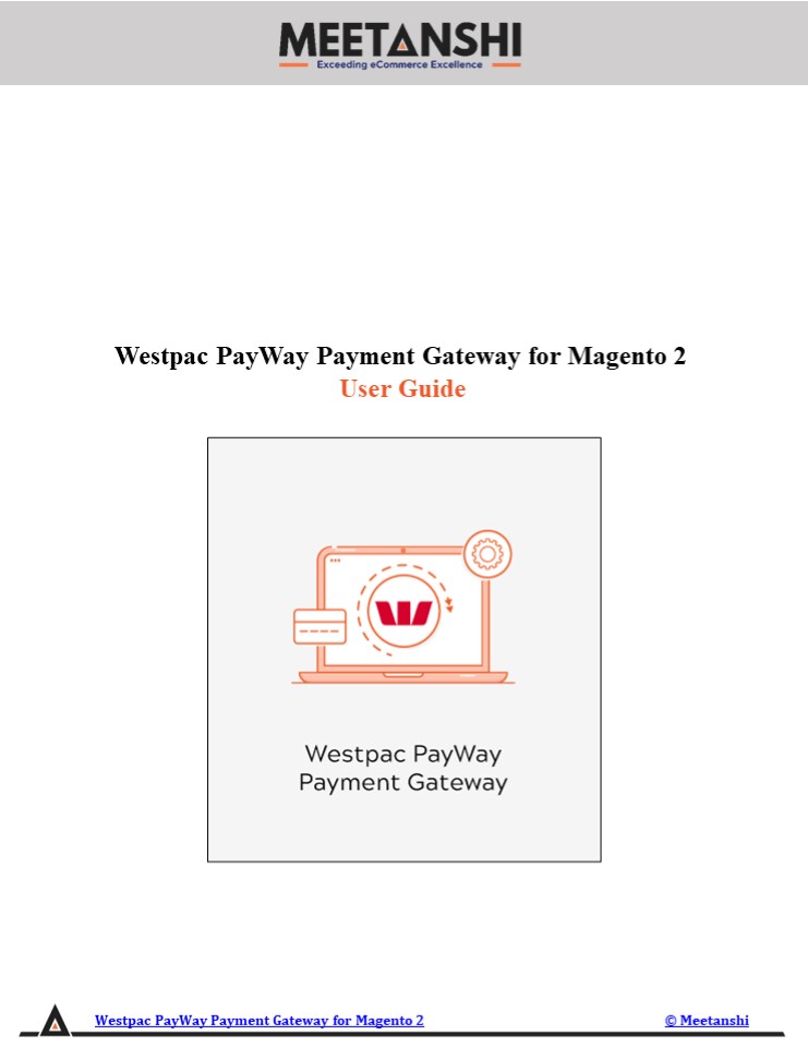 Magento 2 Westpac PayWay Payment Gateway presentation | free to download