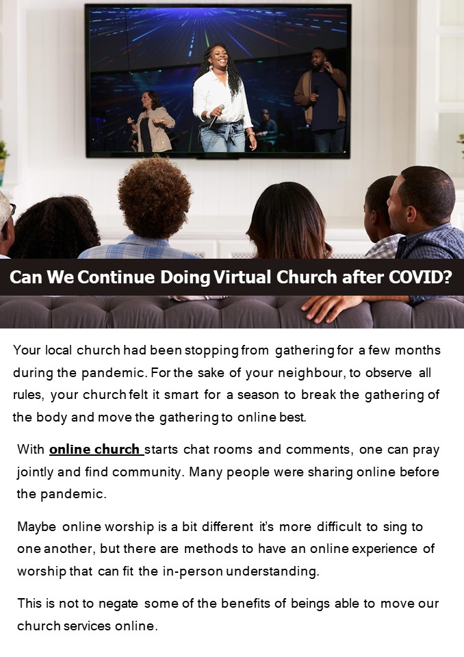 PPT – Can We Continue Doing Virtual Church after COVID? PowerPoint ...