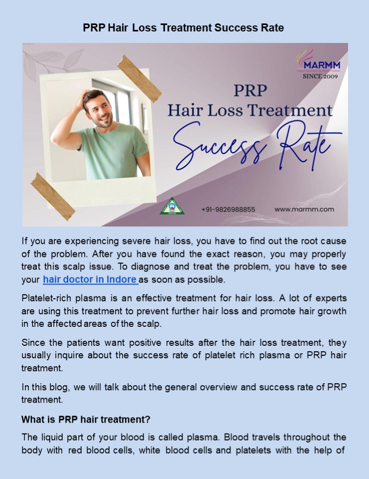 PRP Hair Loss Treatment Success Rate presentation | free to download