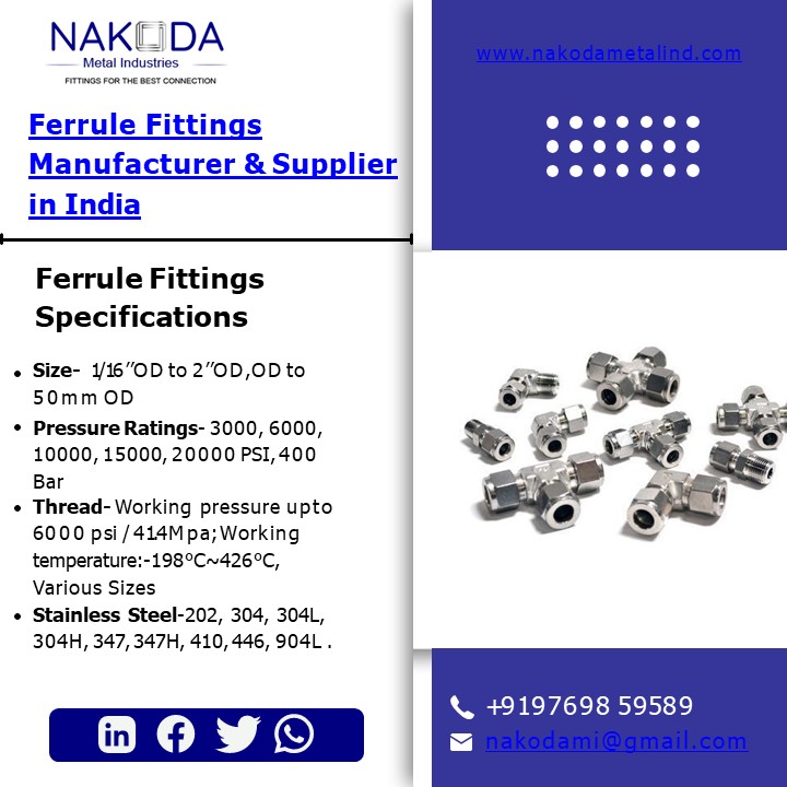 PPT – Back Ferrule | Ferrule Fittings | Instrumentation Valve ...