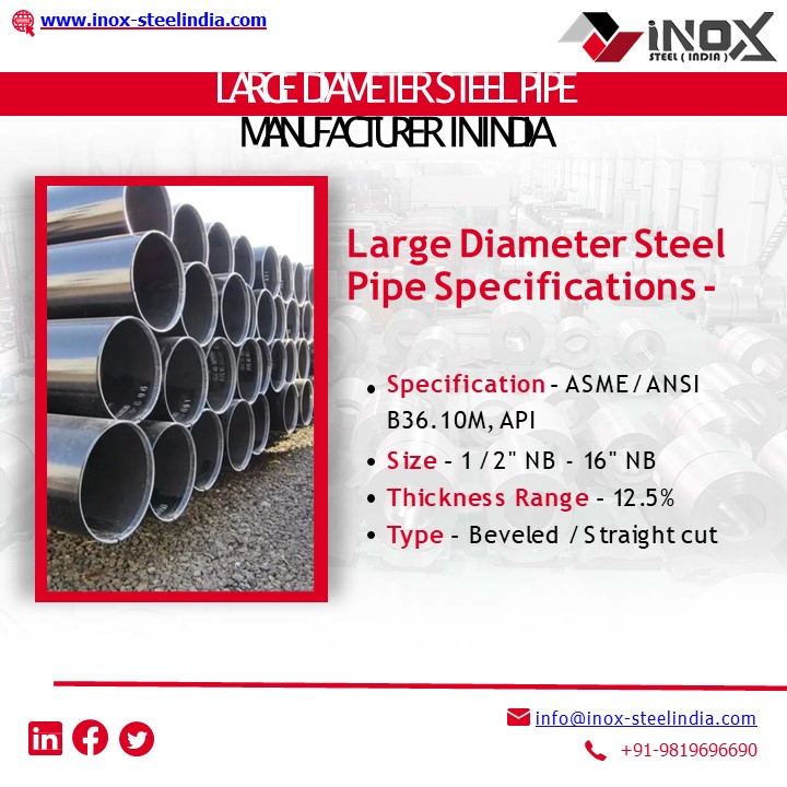 Carbon Steel Pipes | SS Pipe | Large Diameter Steel Pipe | Monel Pipes ...