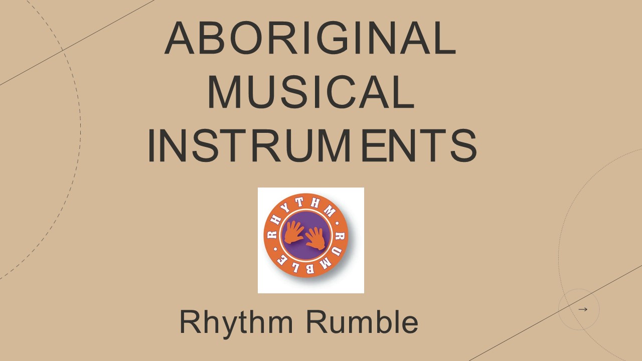 Aboriginal Musical Instruments presentation | free to download