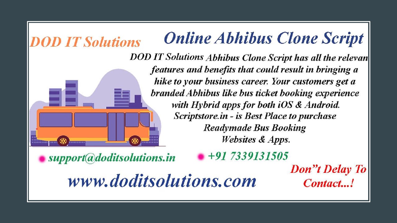 PPT – Abhibus Readymade Clone System - DOD IT SOLUTIONS PowerPoint presentation | free to ...