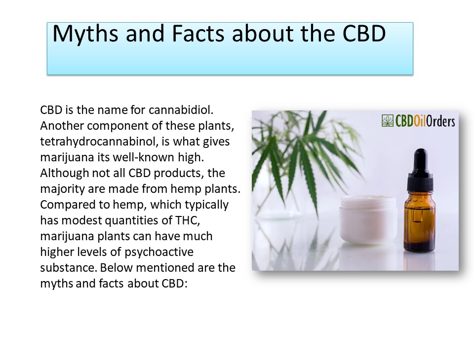 Myths and Facts about the CBD presentation | free to download