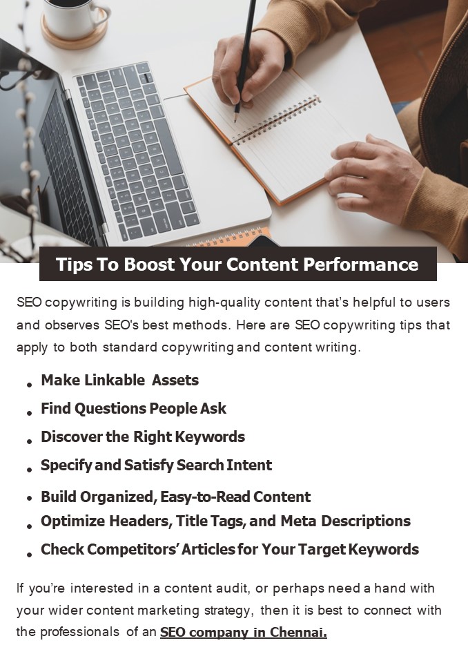 Tips To Boost Your Content Performance presentation | free to download