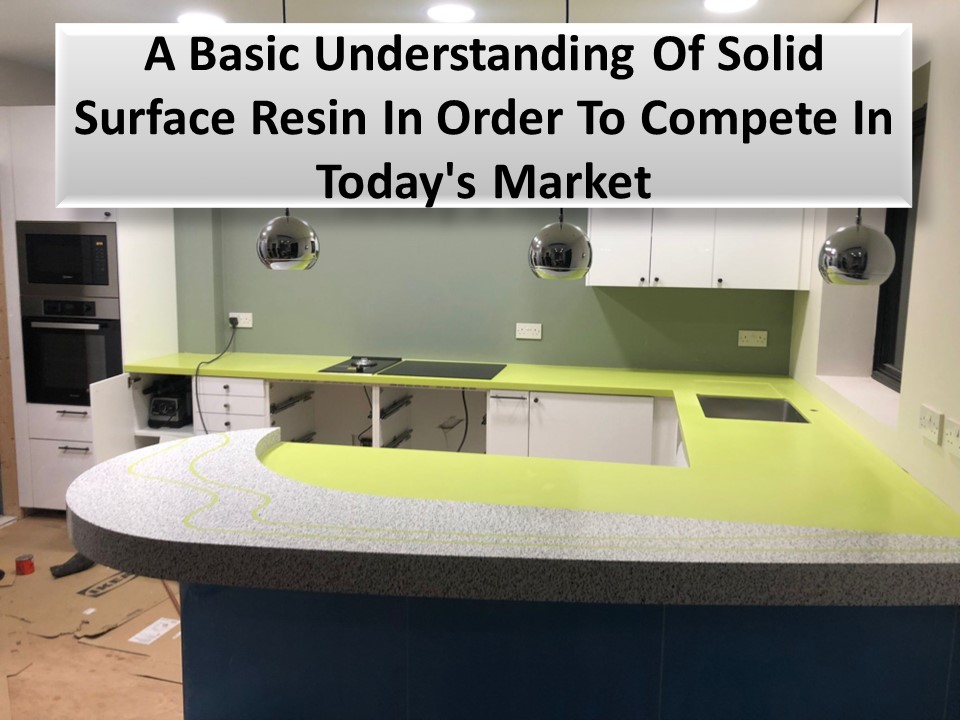 4 steps in the curing process for the solid surface resin presentation ...