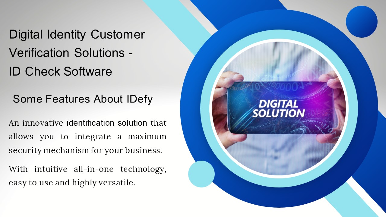 PPT – Digital Identity Customer Verification Solutions - Some Features About IDefy PowerPoint ...