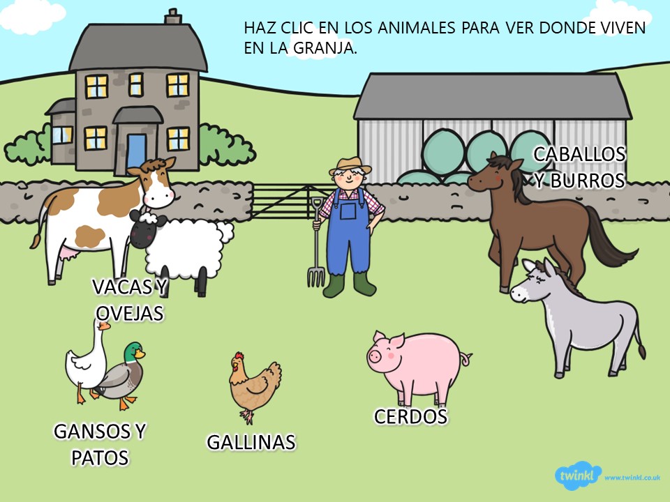 PPT – ¿DÓNDE VIVEN LOS ANIMALES DE GRANJA? PowerPoint presentation ...