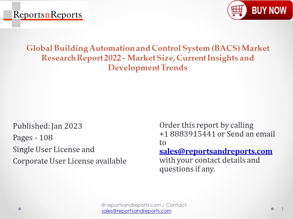 Latest Building Automation and Control System (BACS) Market 2023 ...