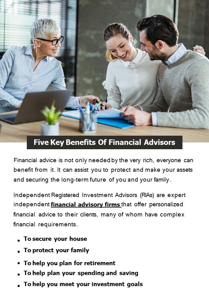 Five Key Benefits Of Financial Advisors presentation | free to download