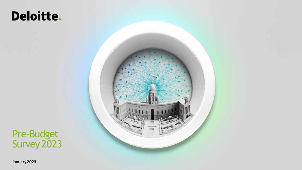 PPT – Pre Union Budget Survey 2023 | Deloitte India PowerPoint ...