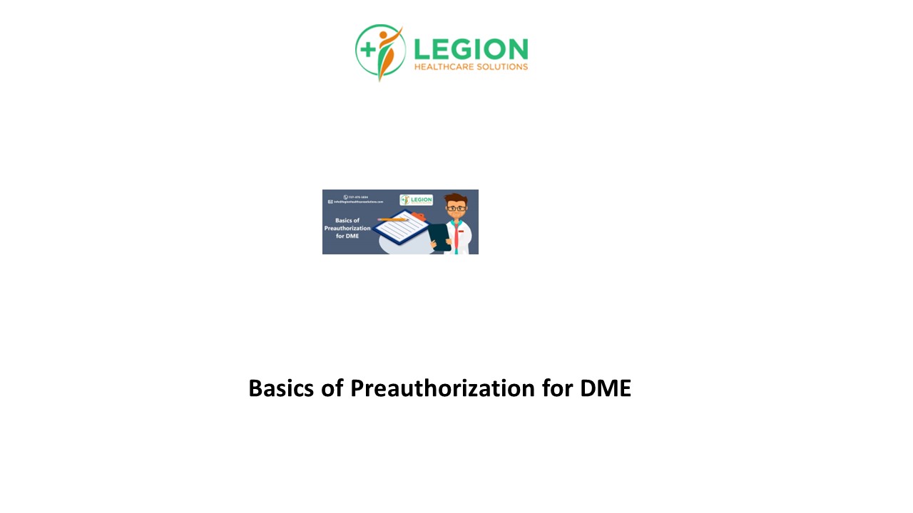 PPT – Basics of Preauthorization for DME PowerPoint presentation | free to download - id: 965dc1 ...
