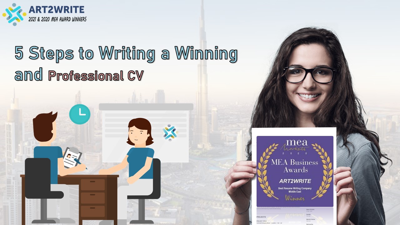 PPT – 5 Steps to Writing a Winning and Professional CV - Art2write PowerPoint presentation ...